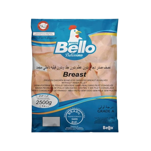 Pechuga de pollo BELLO (2.5kg) – La Ksita Verde